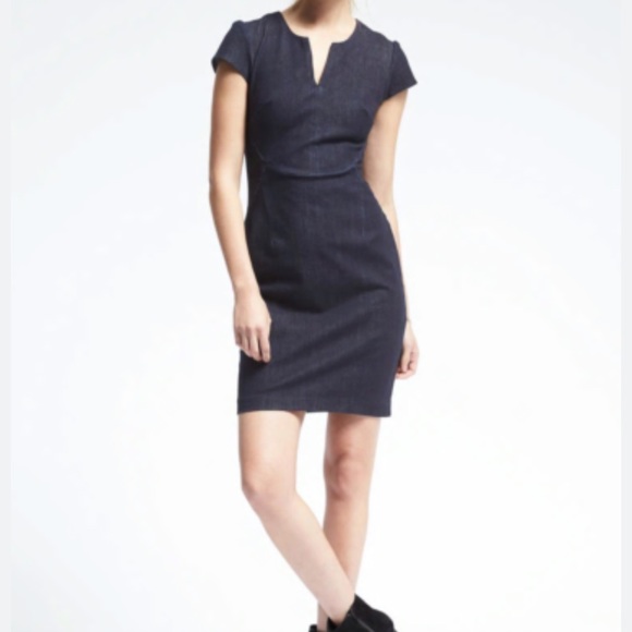 Banana Republic | Dresses | Banana Republic Denim Sheath Dress | Poshmark